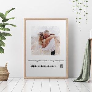 Voice Recording Gift, Personalized Soundwave Art Print, Memorial Gift ...