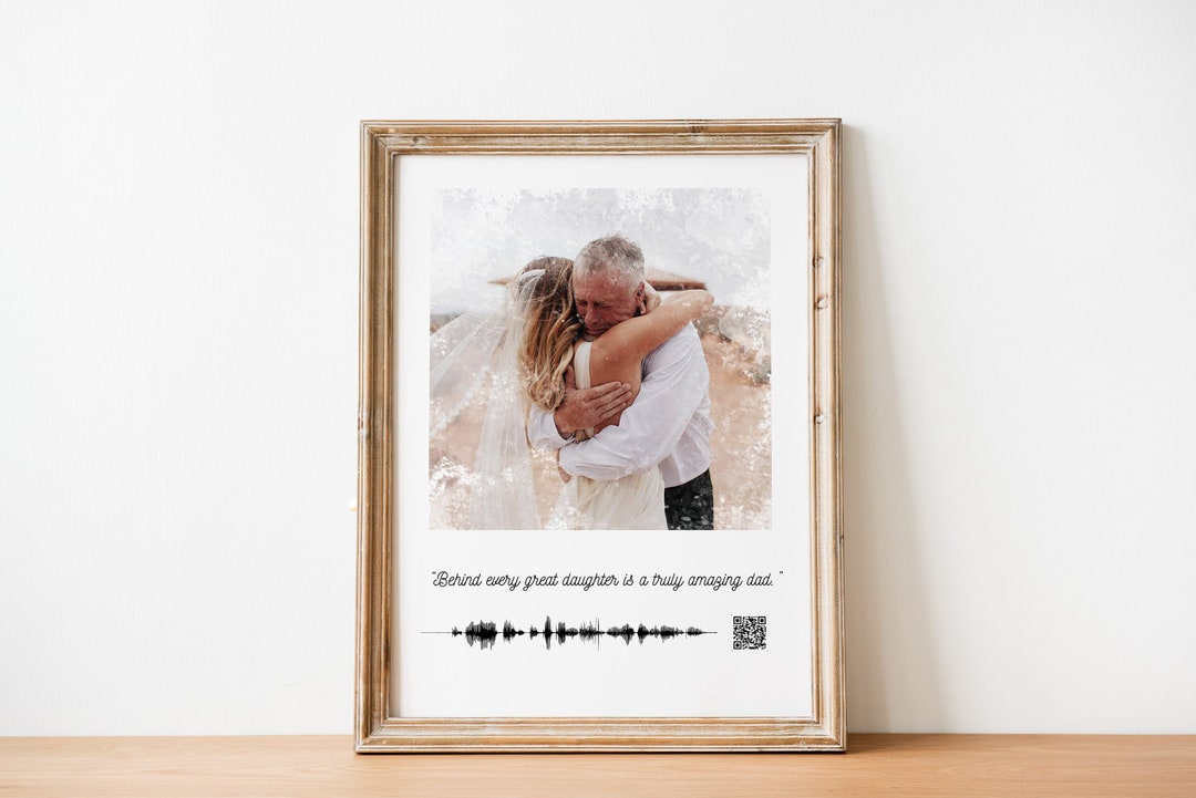 Voice Recording Gift, Personalized Soundwave Art Print, Memorial Gift ...