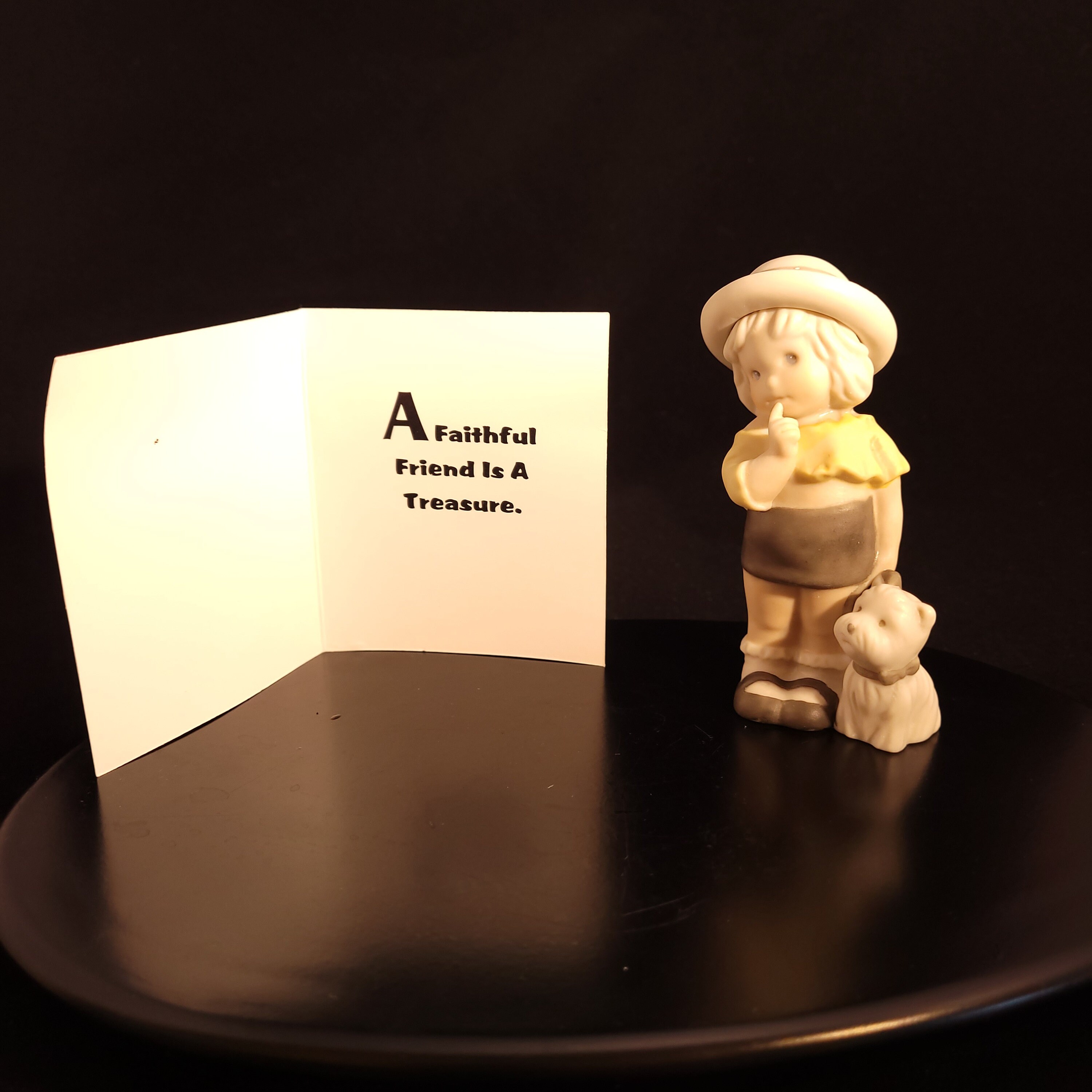Faithful Friend Vintage Kim Anderson PAAP 1995 Porcelain Bisque Child ...