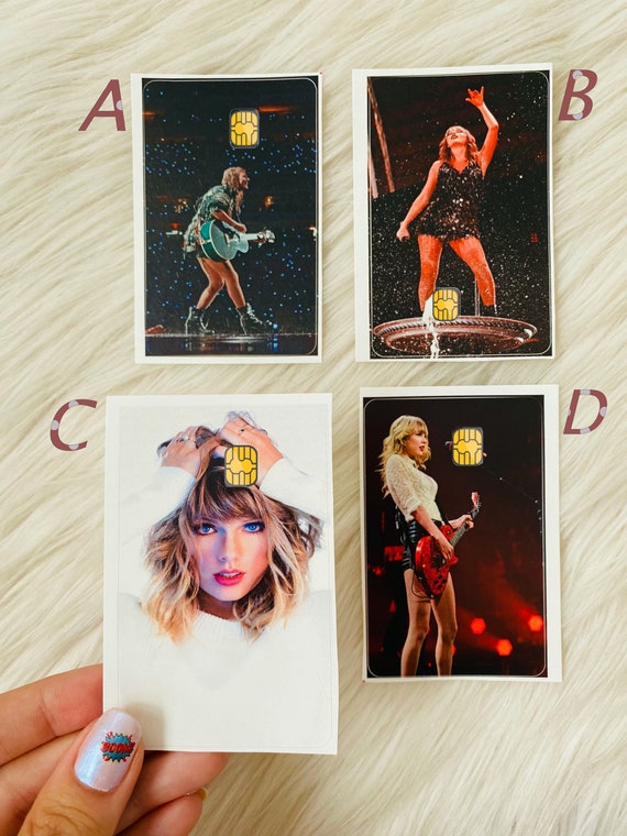 Taylor Swift Credit Card Cover Card Sticker for Debit - Etsy