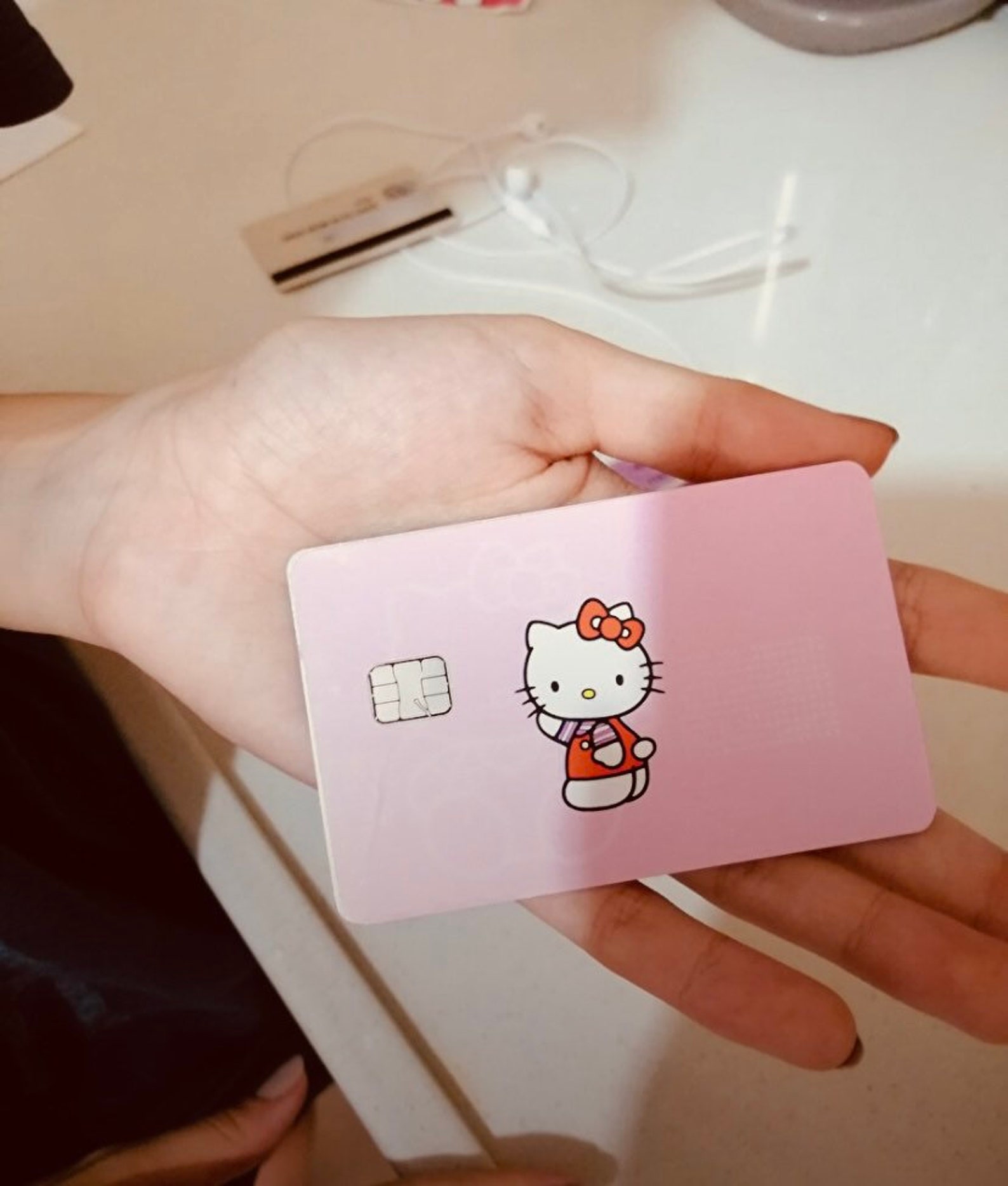 HELLO KITTY Credit Card Cover Card Sticker for Debit Cards - Etsy