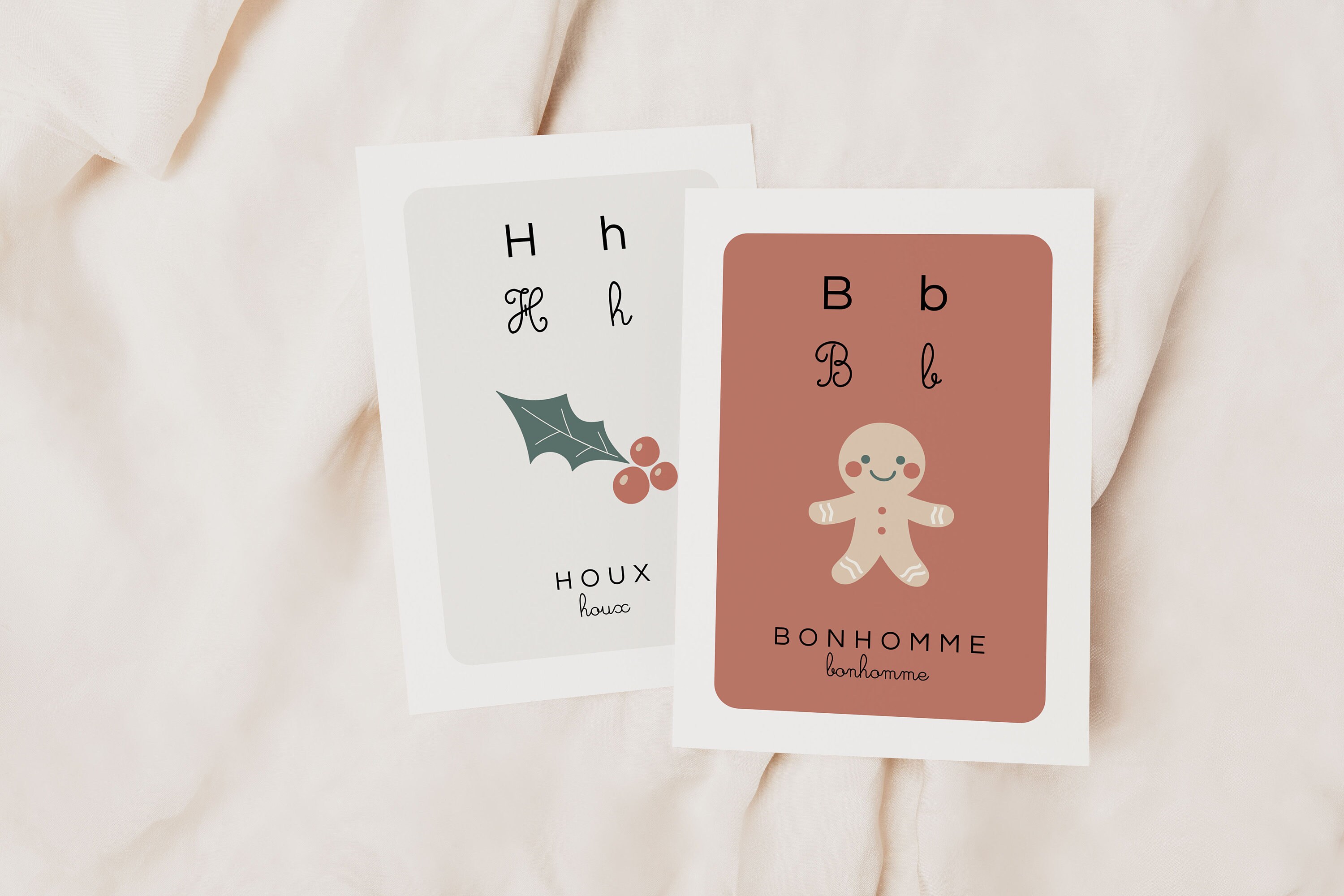 Christmas Alphabet Flashcards in Pictures, My Christmas Alphabet Flash ...