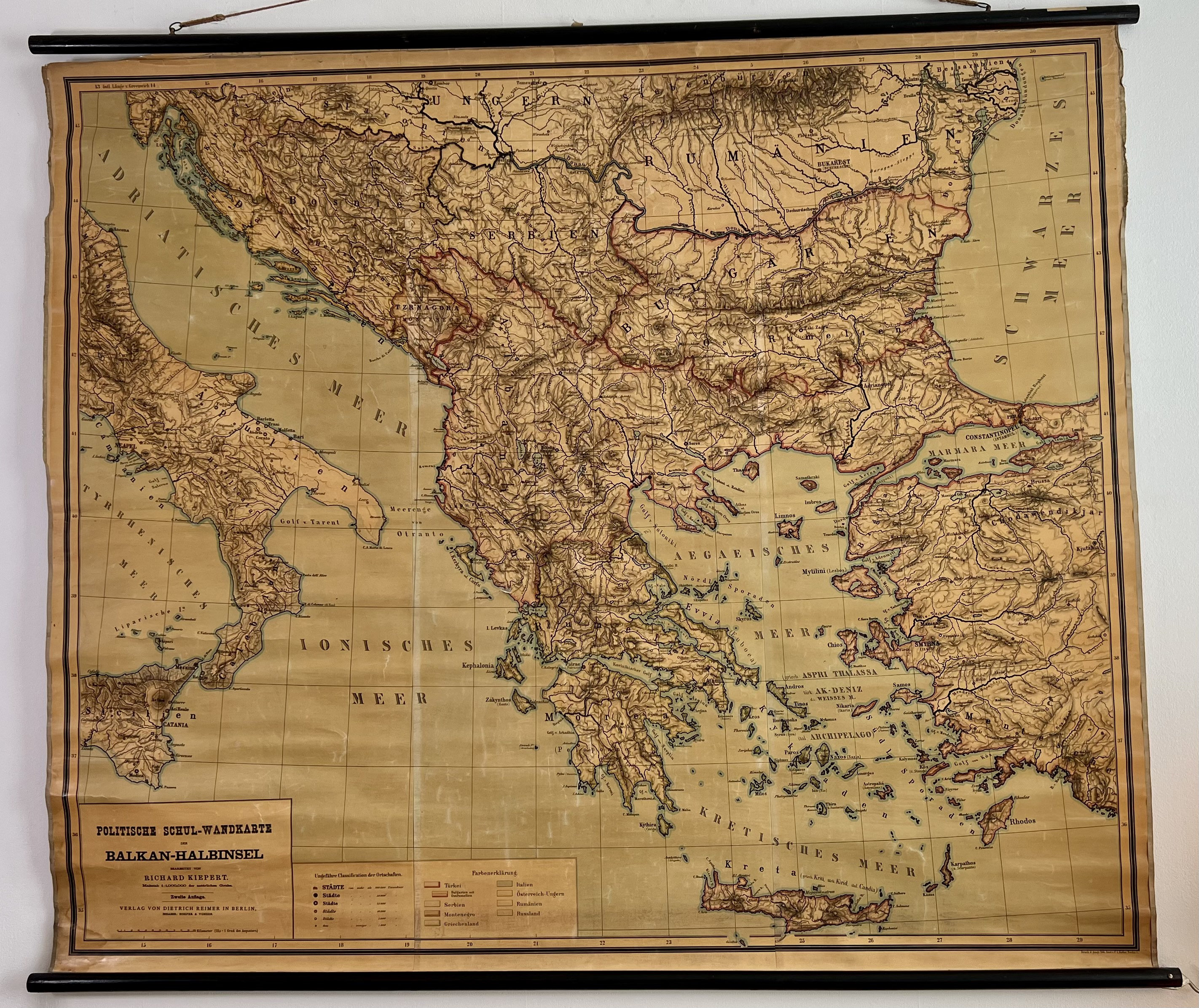 Balkan Alps Greece Map