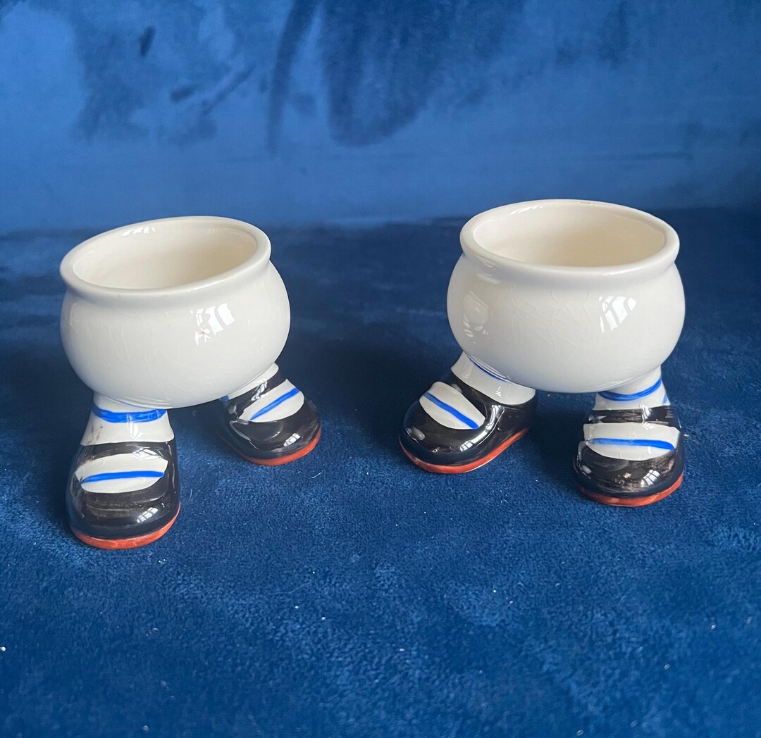 Vintage Carltonware Walking Egg Cups - Etsy