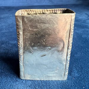 Antique Indian Silver Matchbox Cover With Repousse Decoration - Etsy