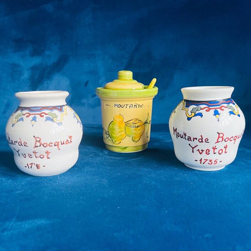 Vintage Mustard Pot - Etsy UK