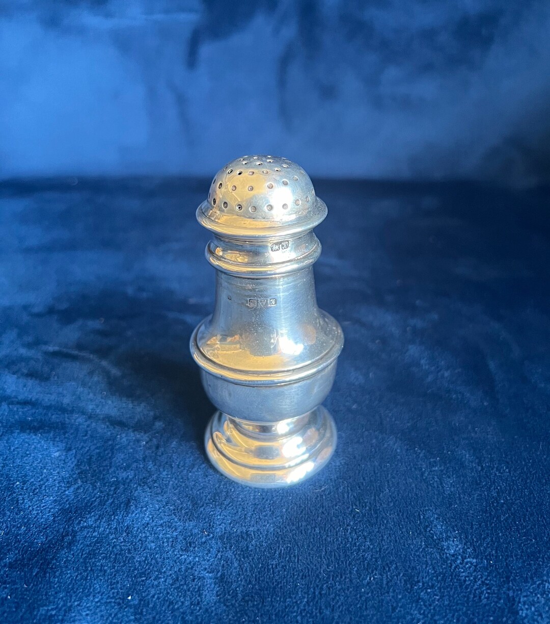 Antique Solid Silver Pepper Shaker or Pepperette Chester 1910 - Etsy