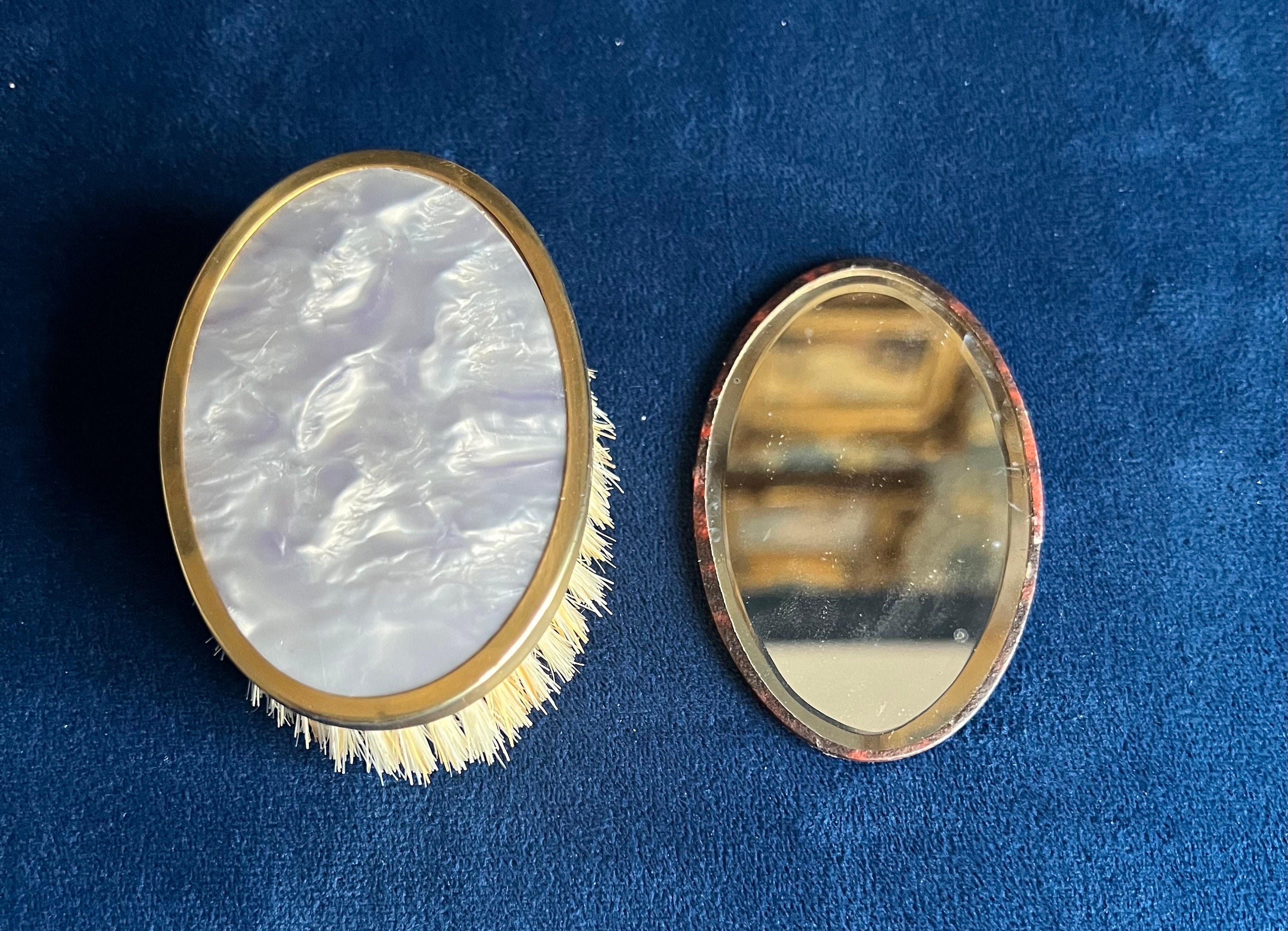 Edwardian Beard Brush in Leather Case - Etsy