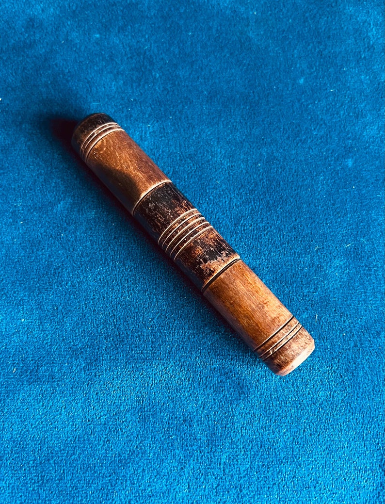 Antique Treen Turned Needlecase Victorian Period - Etsy