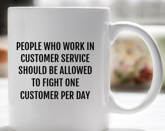 Customer Service Representative Mug, Best Customer Service ...