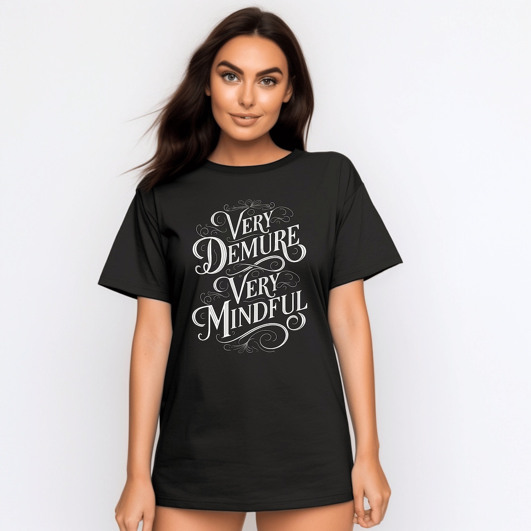 Very Demure Very Mindful Comfort Colors Shirt, Trending Viral Social ...