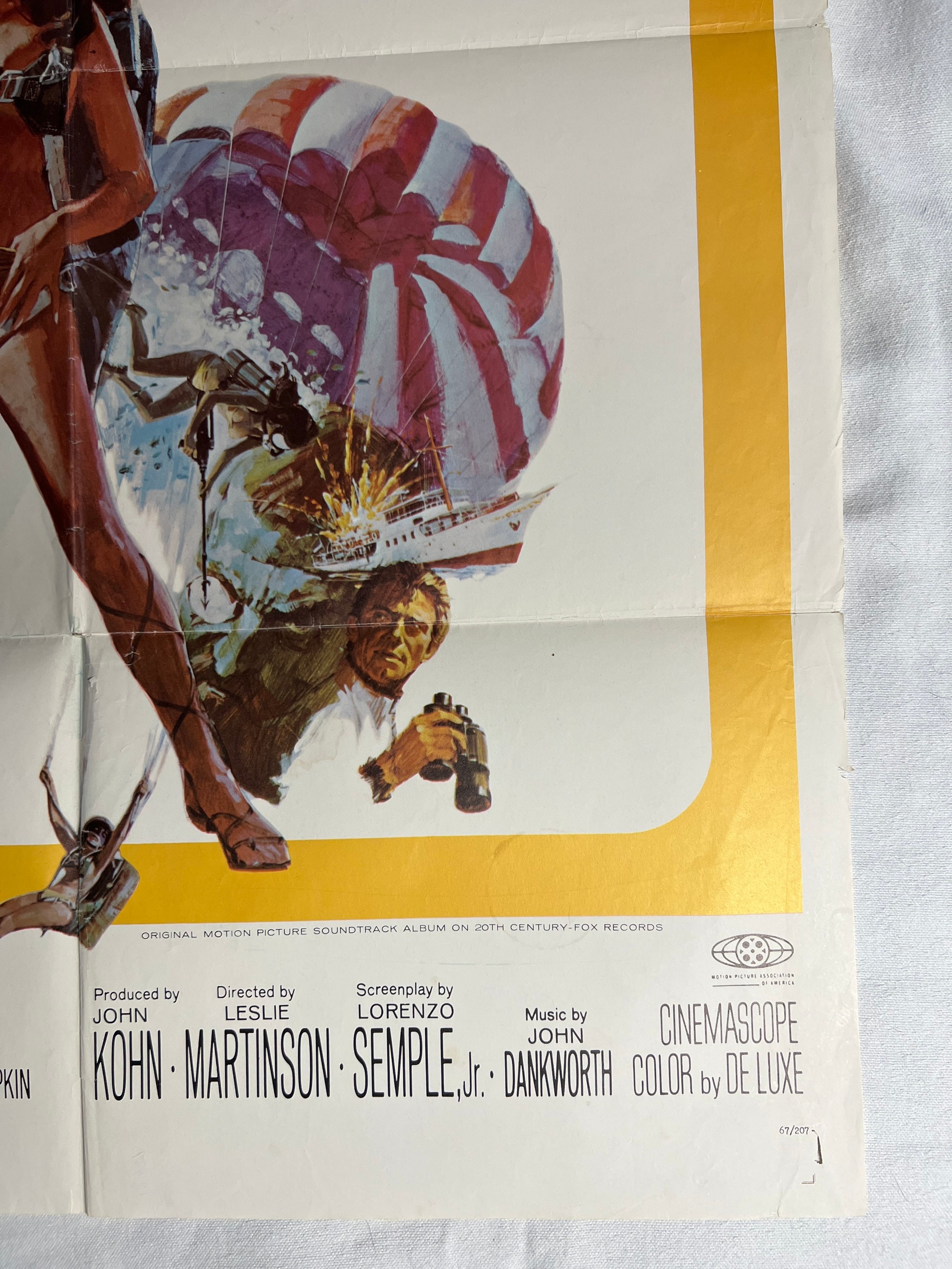 Original 1967 Fathom Movie Poster - Etsy