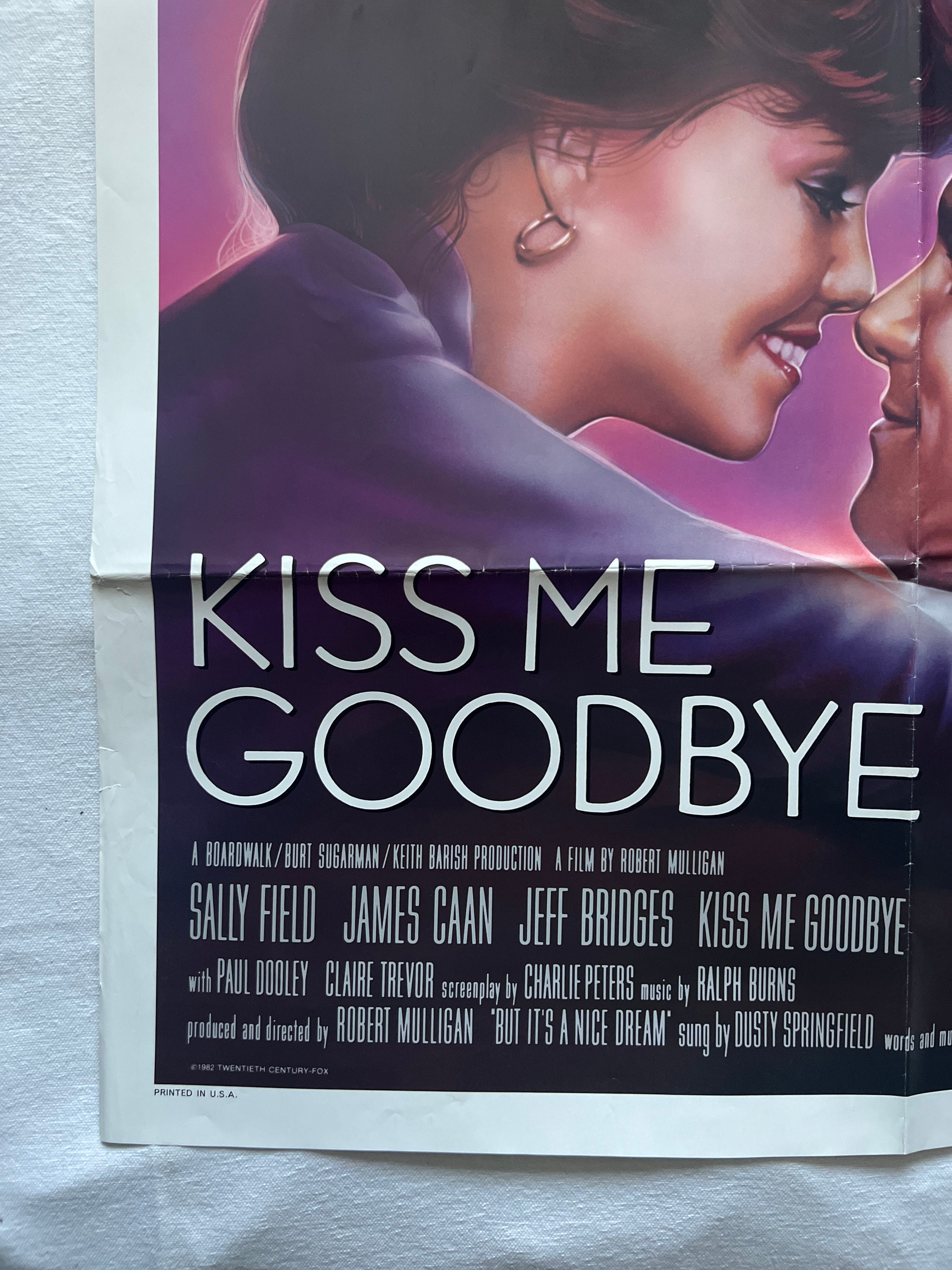 Original Kiss Me Goodbye Movie Poster - Etsy