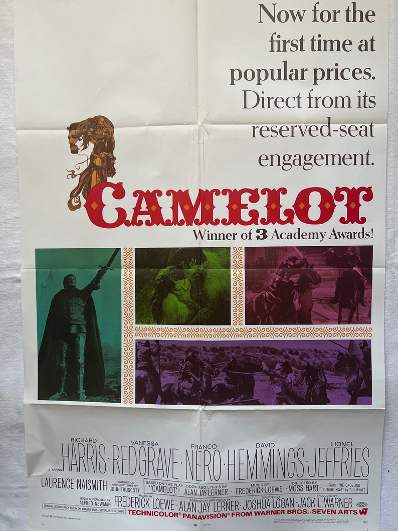 Original Camelot the Movie Poster - Etsy
