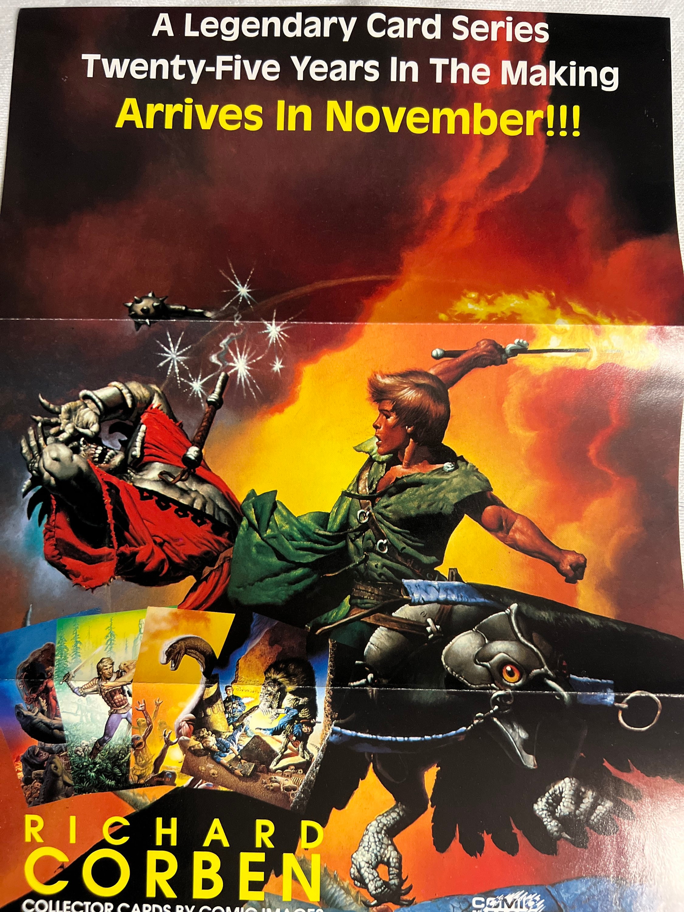 Richard Corbin Comic Image Poster 1993 - Etsy