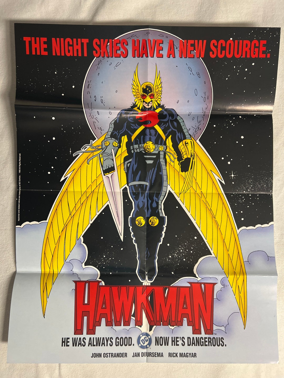 DC Comics Hawkman Poster - Etsy
