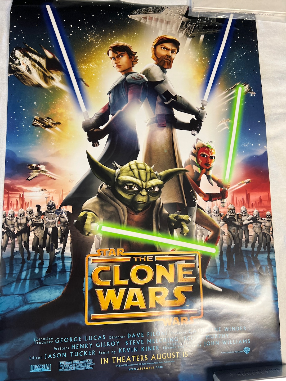 Star Wars the Clone War Original Movie Poster - Etsy