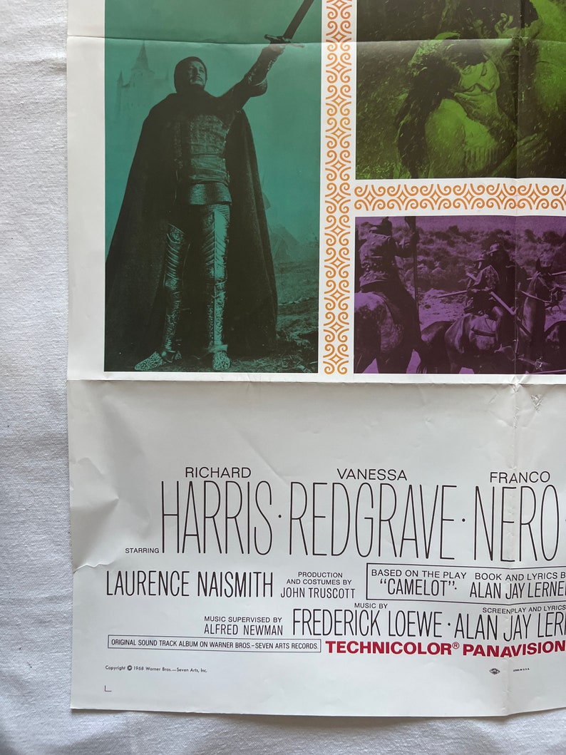 Original Camelot the Movie Poster - Etsy