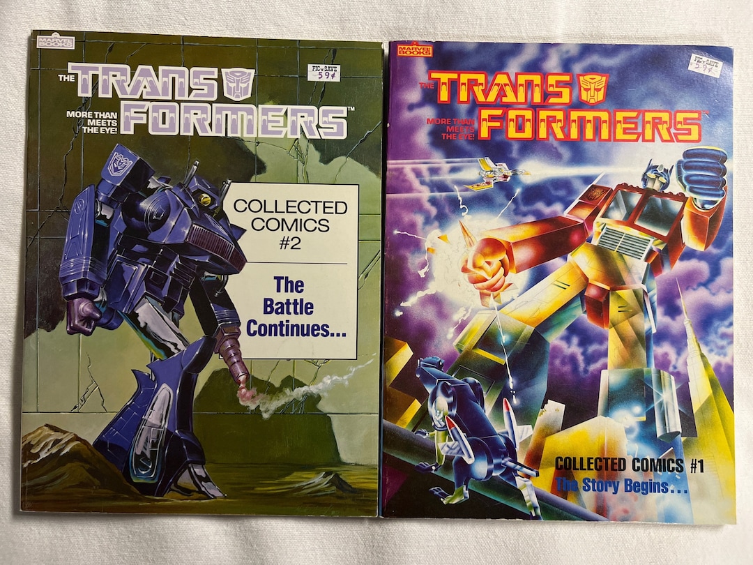 The Transformers Marvel Books - Etsy