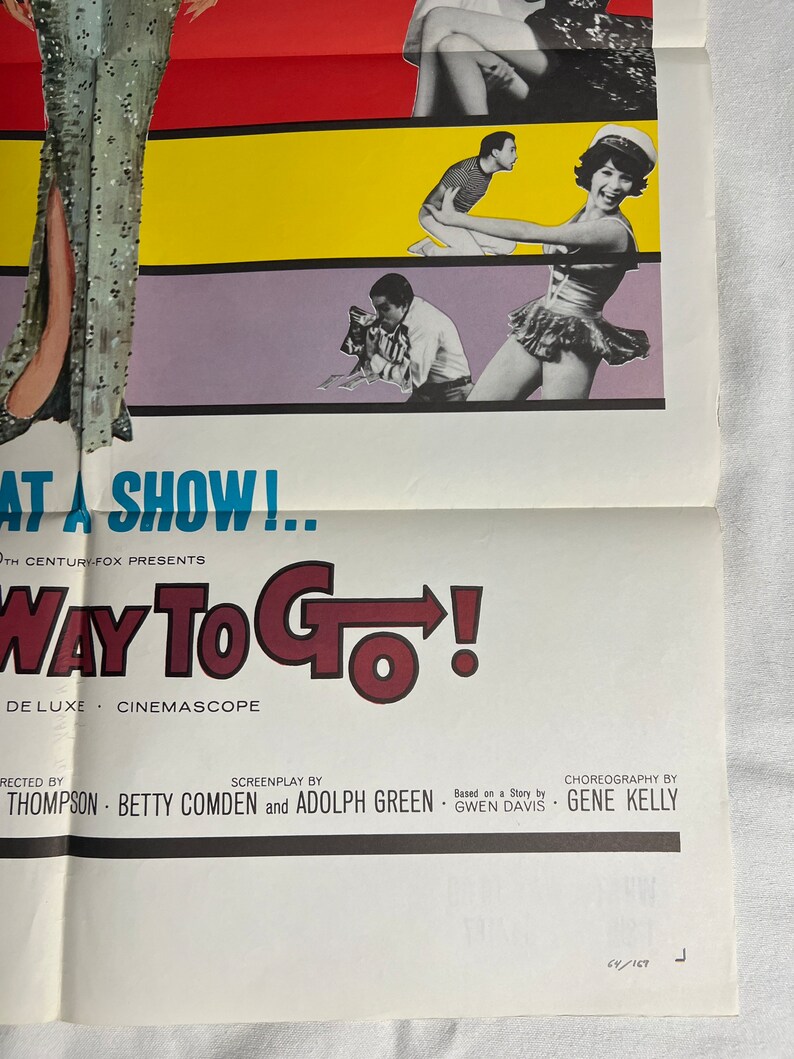 Original 1964 What a Way to Go Movie Poster - Etsy