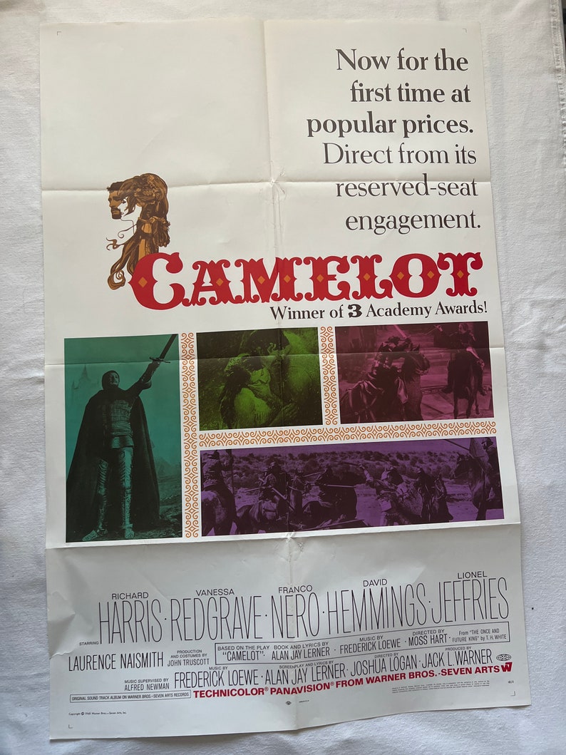 Original Camelot the Movie Poster - Etsy