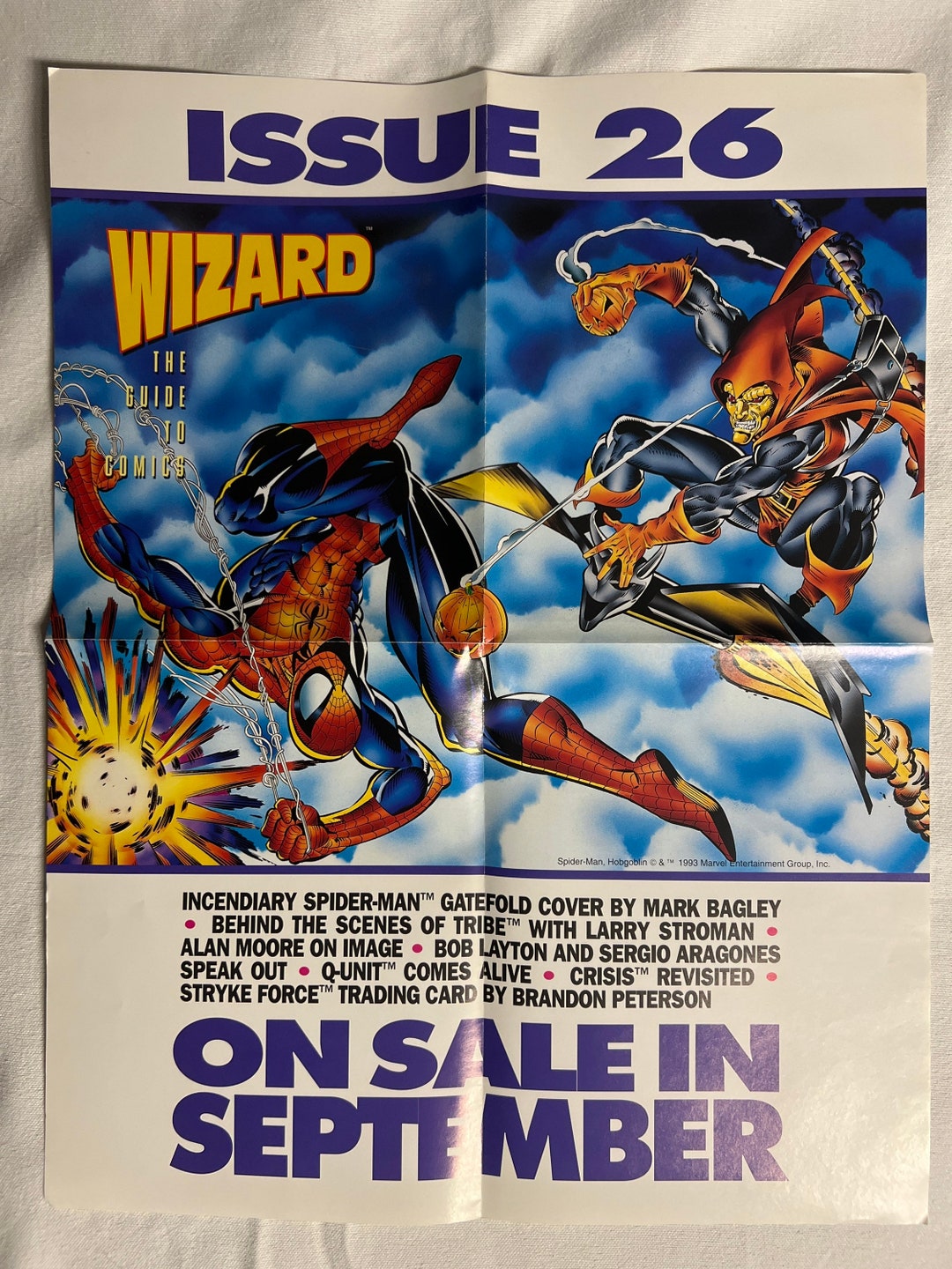 Spider-man Hobgoblin 1993 Marvel Comic Poster - Etsy