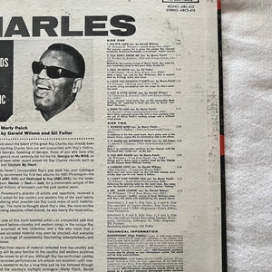 Ray Charles Vinyl Record - Etsy