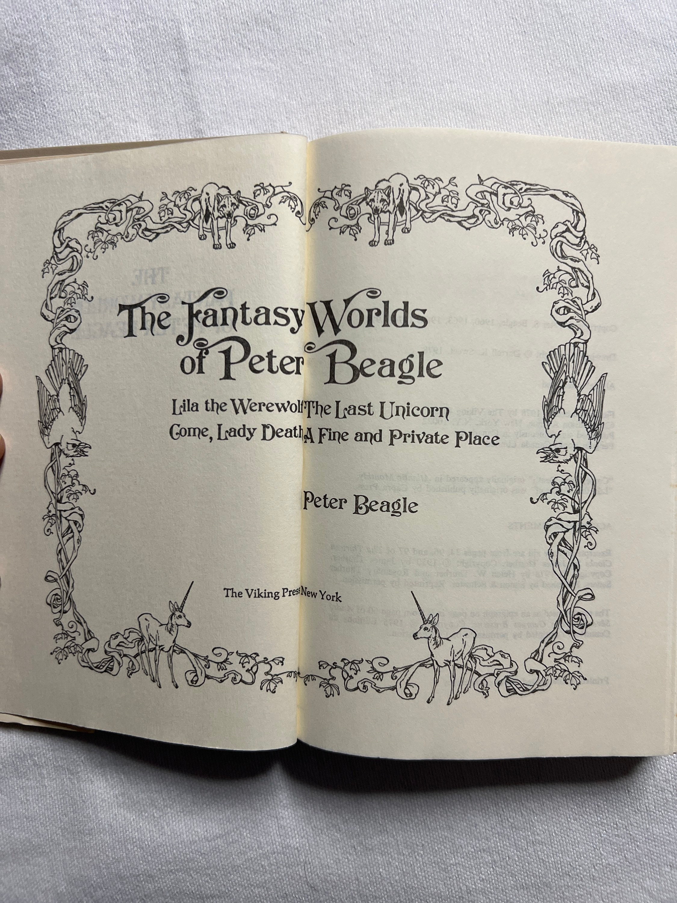 The Fantasy World of Peter Beagle - Etsy
