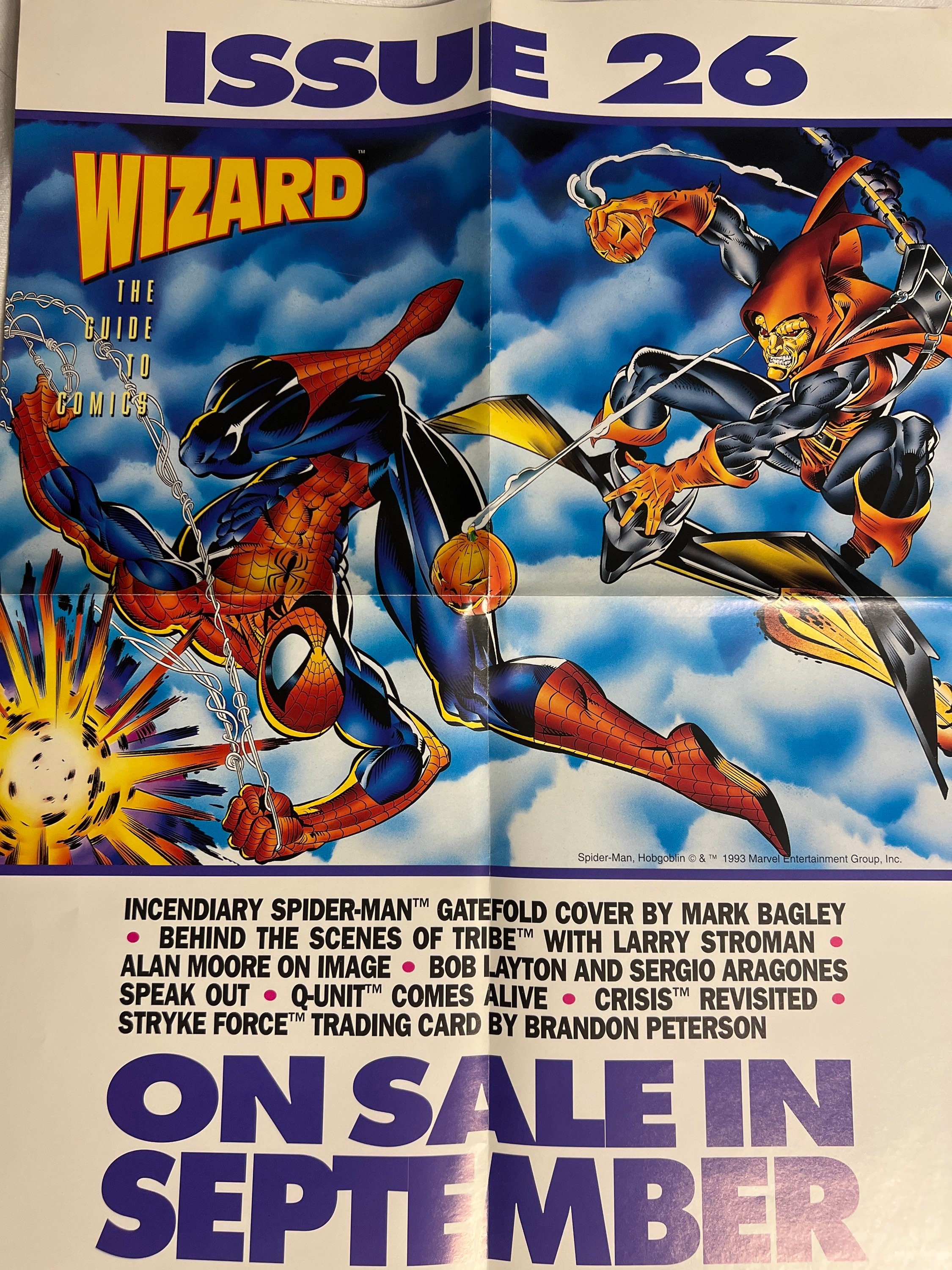 Spider-man Hobgoblin 1993 Marvel Comic Poster - Etsy