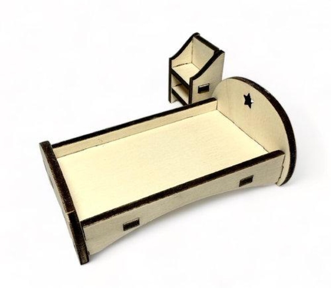 Elf Bed With Small Cabinet for the Elf House - Etsy