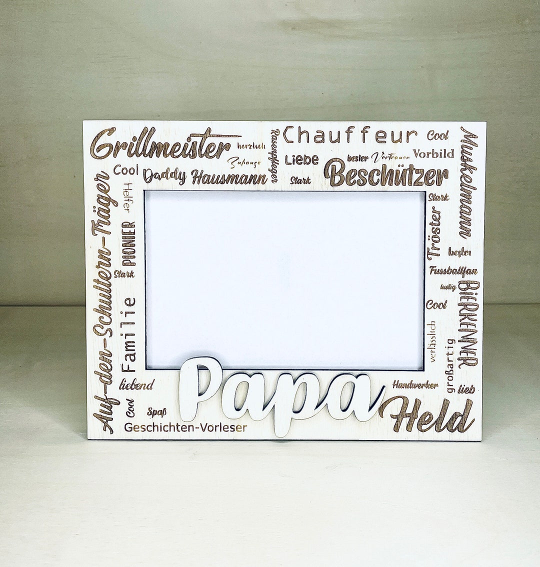 Picture Frame for Dad, the Best Man, Photo Frame Customizable ...