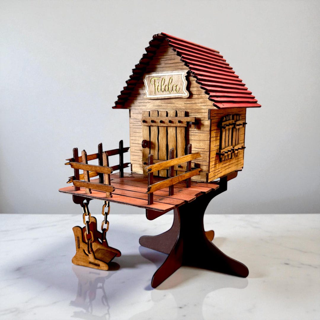 Gnome Treehouse - Gnome House - Personalized Unique Item - Etsy