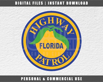 Florida Highway Patrol Badge SVG - Etsy