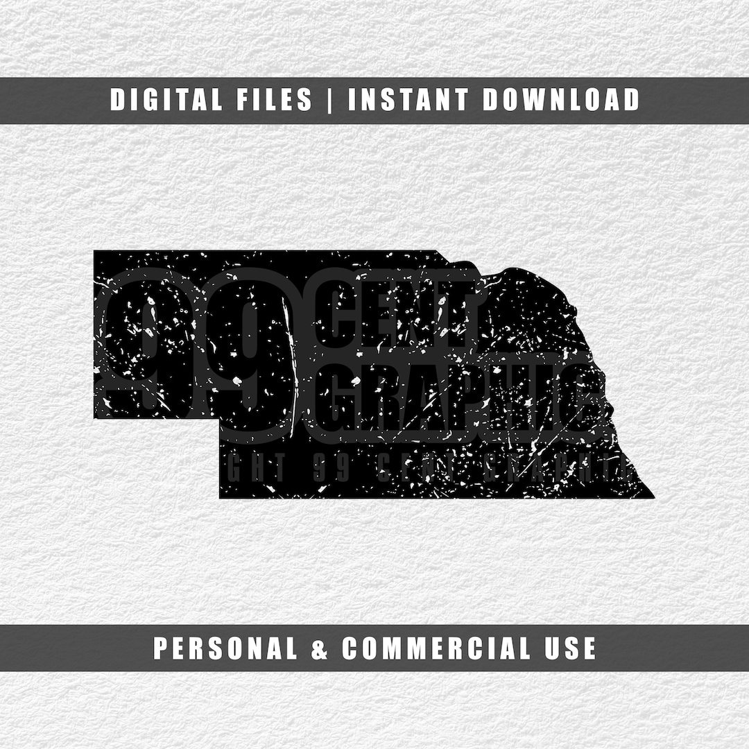 Nebraska Svg, United States Svg, Distressed Svg, Cricut Svg, Engraving ...