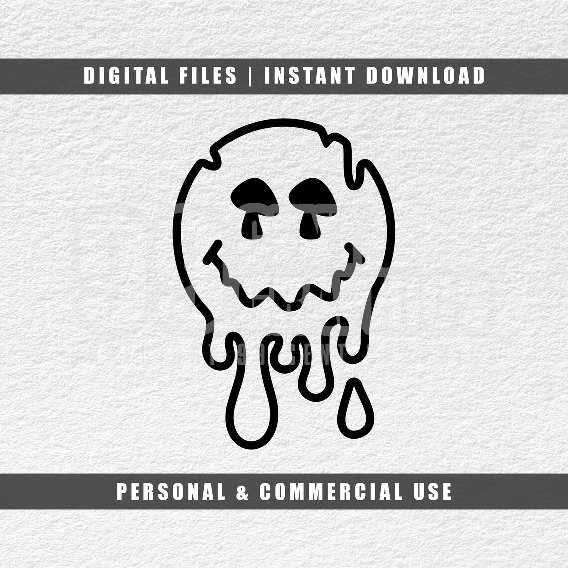 Trippy Face Svg Melting Face Svg Happy Face Svg Mushroom - Etsy