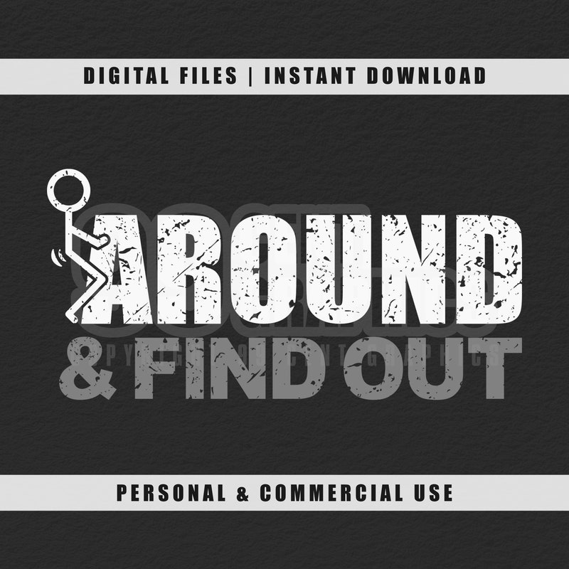 F Around and Find Out Svg - Etsy
