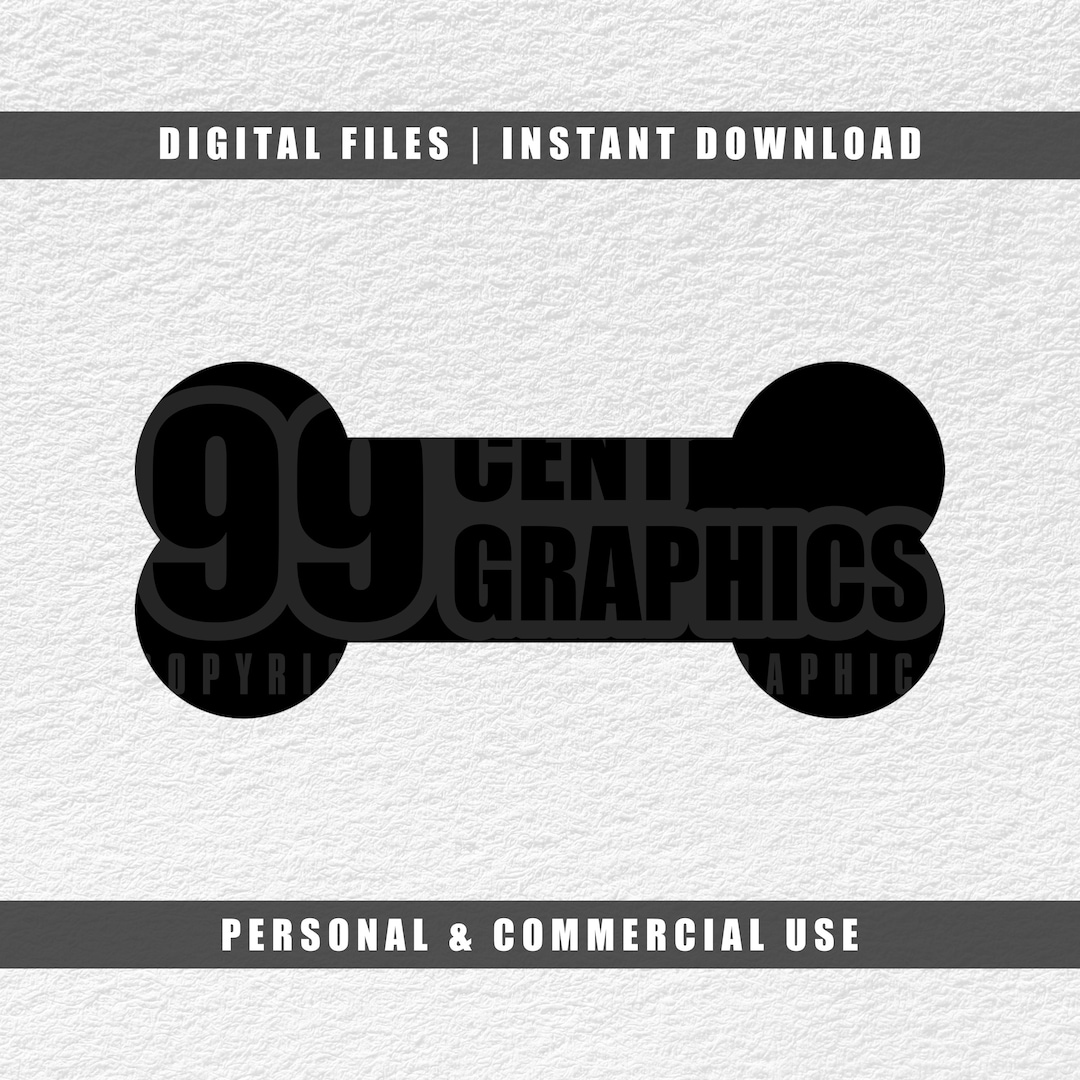 Dog Bone Svg, Bone Svg, Cricut Svg, Vector File Svg, Silhouette Svg ...