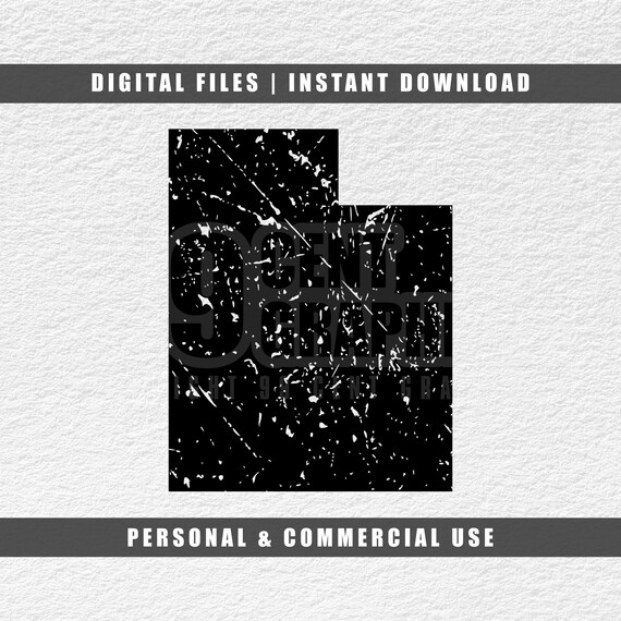 Utah Svg United States Svg Distressed Svg Cricut Svg - Etsy