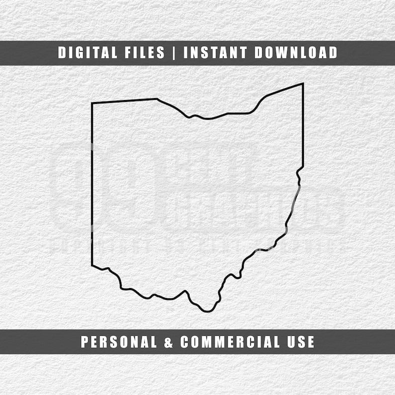 Ohio Svg United States Svg State Outline Svg Cricut Svg - Etsy