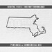 Massachusetts Svg, United States Svg, State Outline Svg, Cricut Svg ...