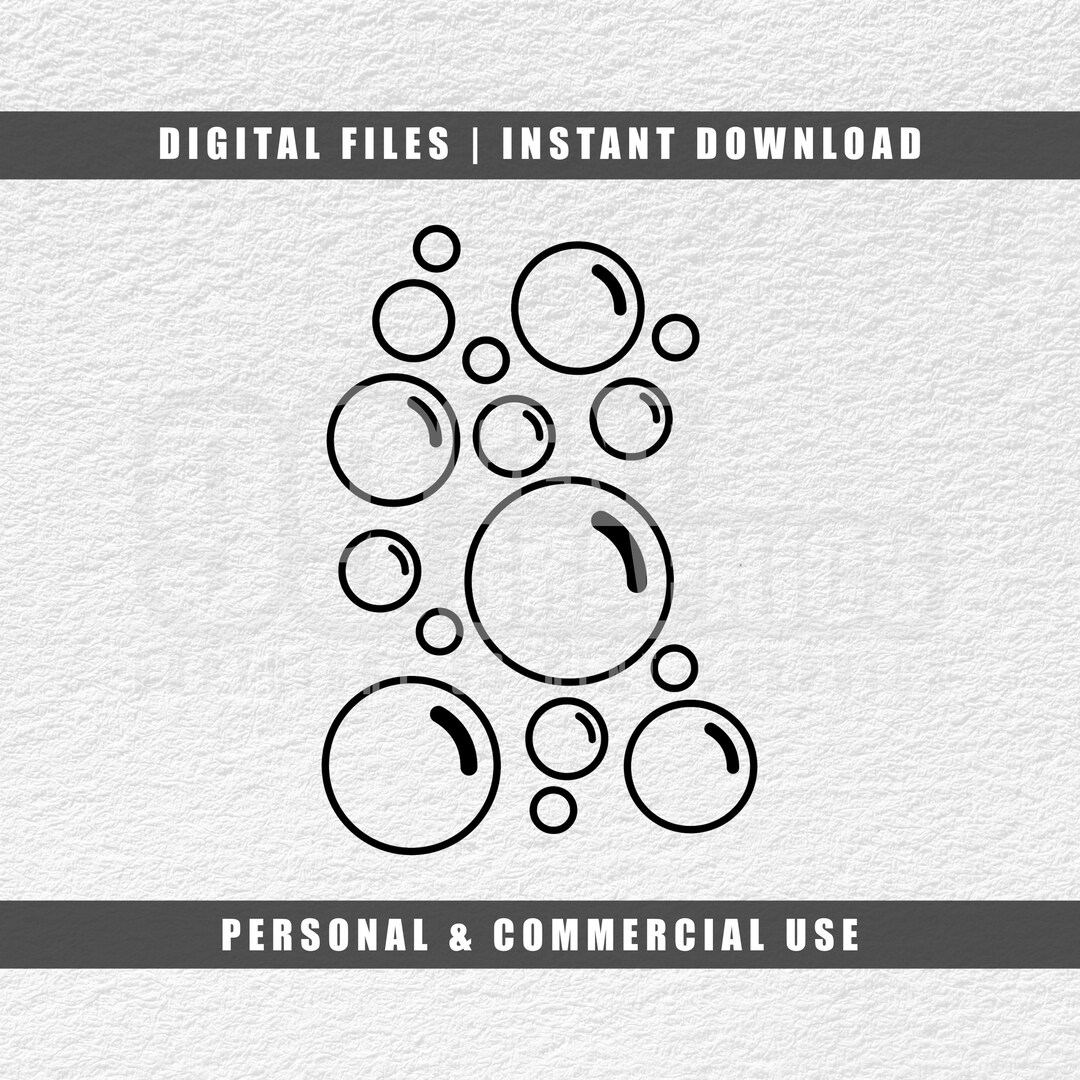 Bubble Svg, Soap Bubbles Svg, Bath SVG, Bubbles Cut File, Cricut Svg ...