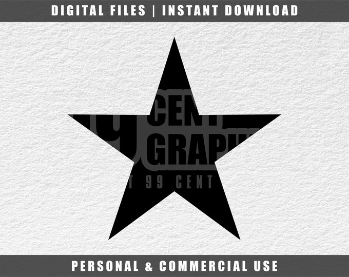 Star Vector SVG - Etsy UK