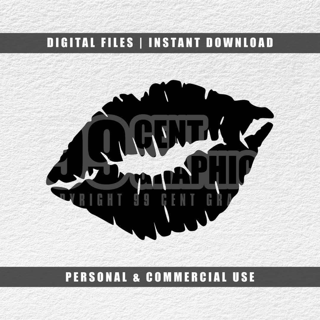Lips Svg, Kiss Svg, Cricut Svg, Png, Jpg, Pdf, Instant Download - Etsy