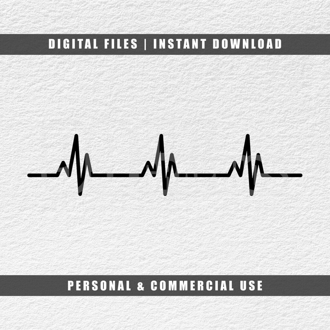 Heartbeat Line Svg, Heartbeat Pulse Svg, Heart EKG Svg, Nurse Svg ...