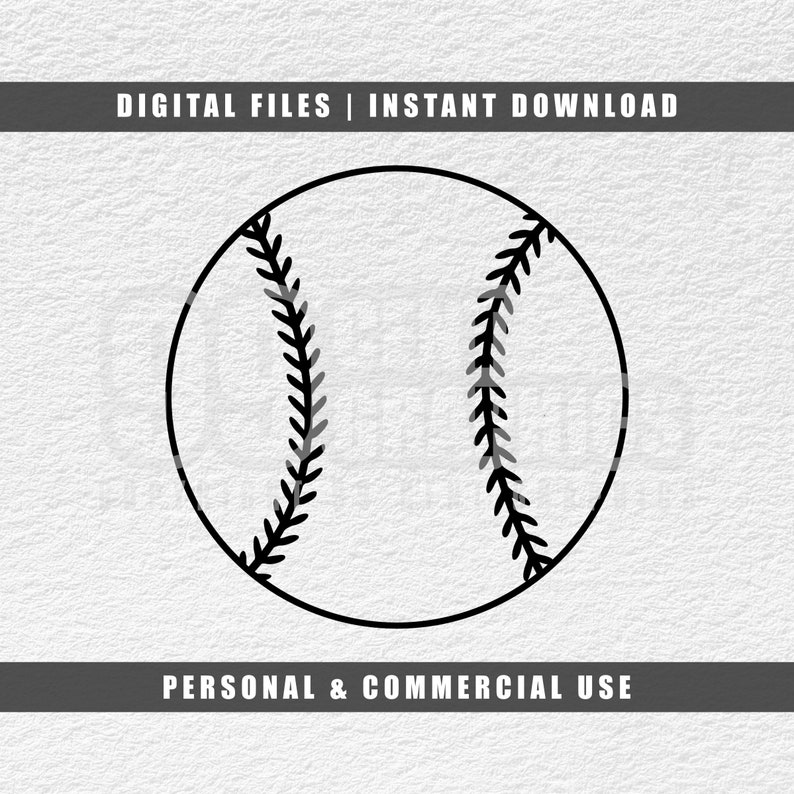 Baseball Outline Svg, Baseball Svg, Sport Svg, Cut File, Cricut Svg ...
