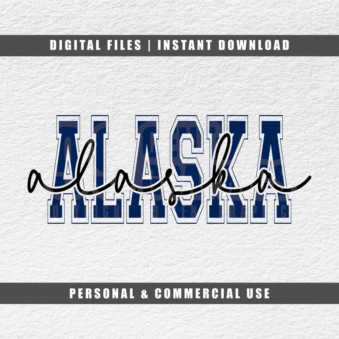 Alaska Collegiate Cricut Cut File Svg Instant Download - Etsy