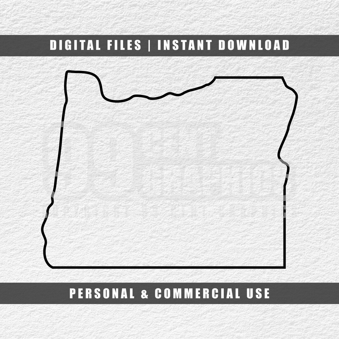 Oregon Svg, United States Svg, State Outline Svg, Cricut Svg, Engraving ...