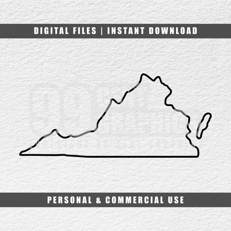 Va Outline - Etsy