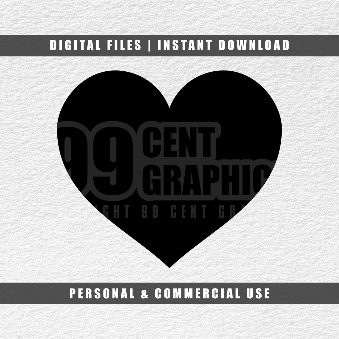 Heart Svg Silhouette Svg Cricut Svg Cut File Svg Instant - Etsy