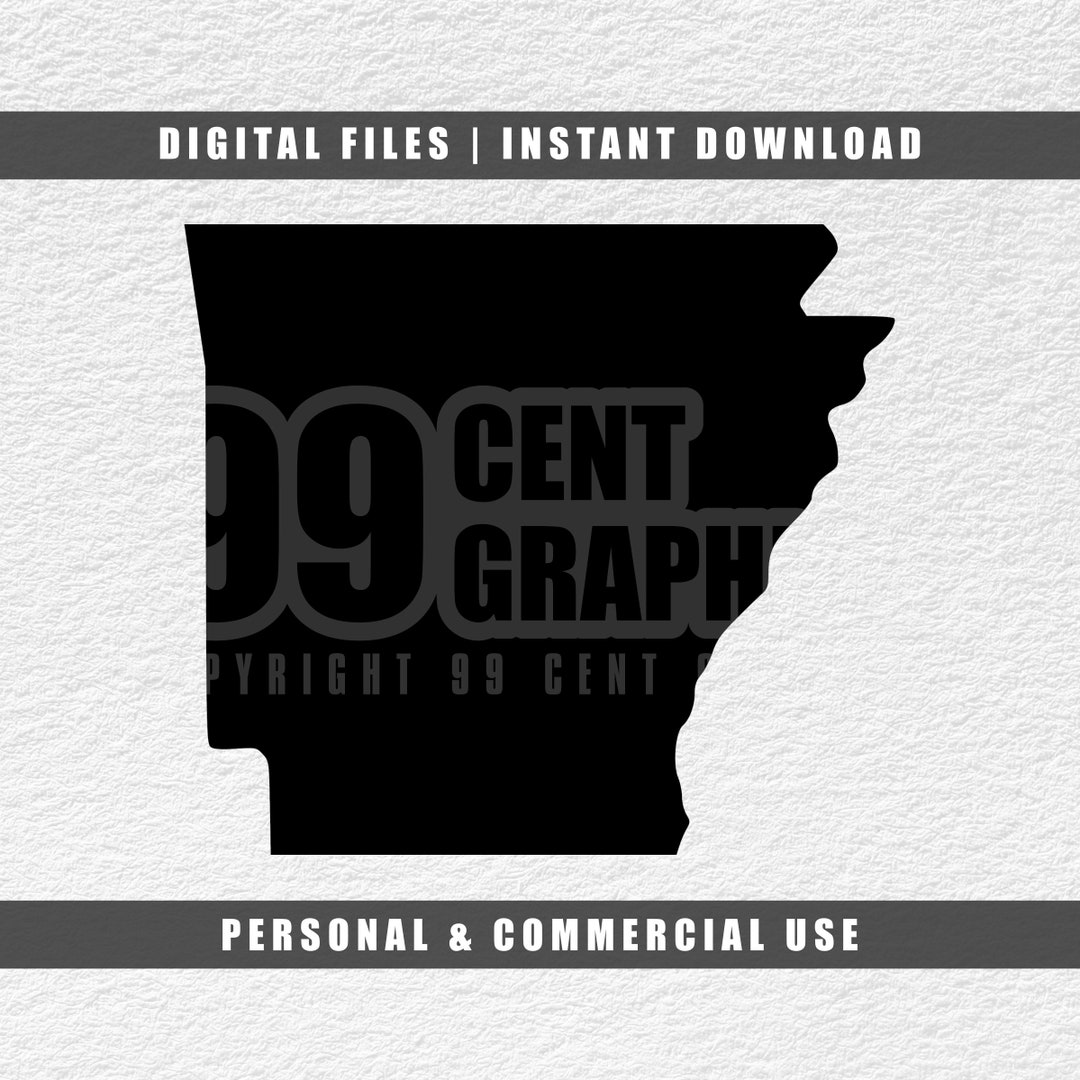Arkansas Svg, United States Svg, State Silhouette Svg, Cricut Svg ...